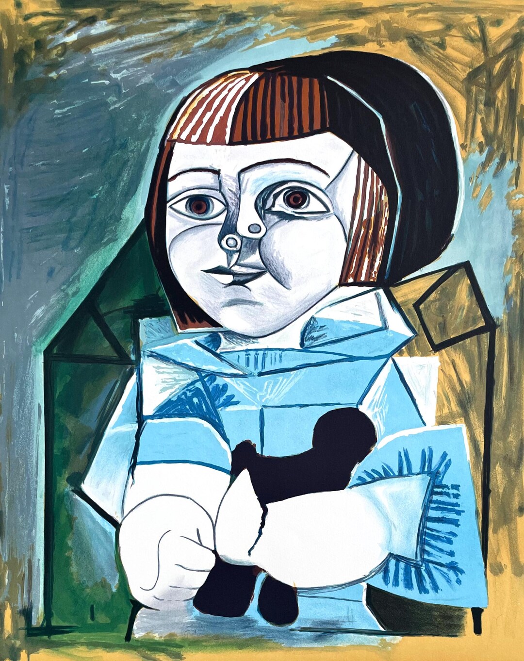 Pablo Picasso, Paloma En Bleu, Marina Picasso Collection, Official ...
