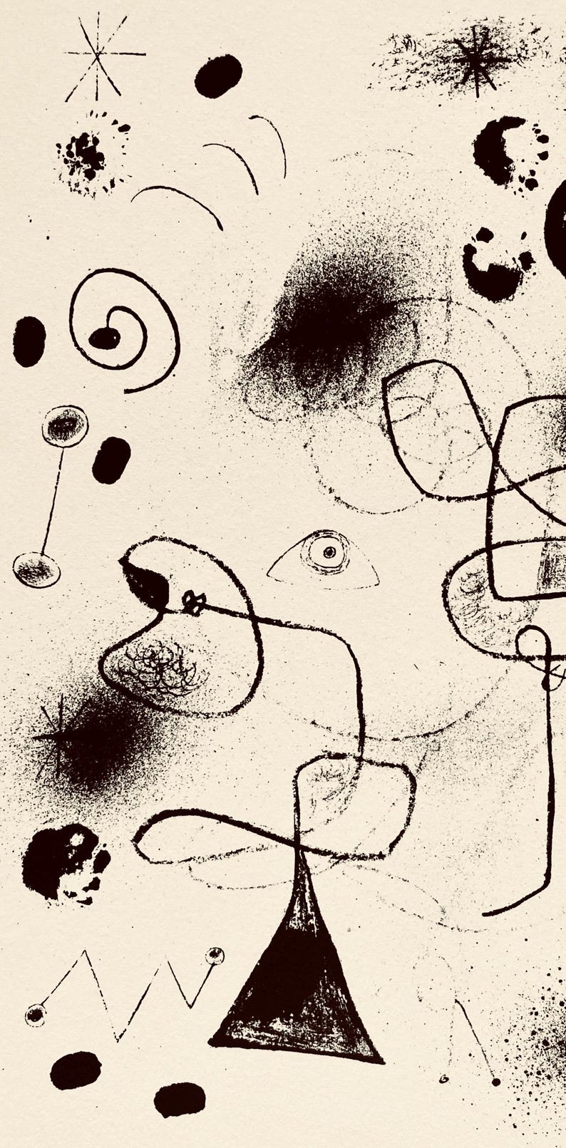 Joan Miró, Composition, the Prints of Joan Miro, Limited Edition ...