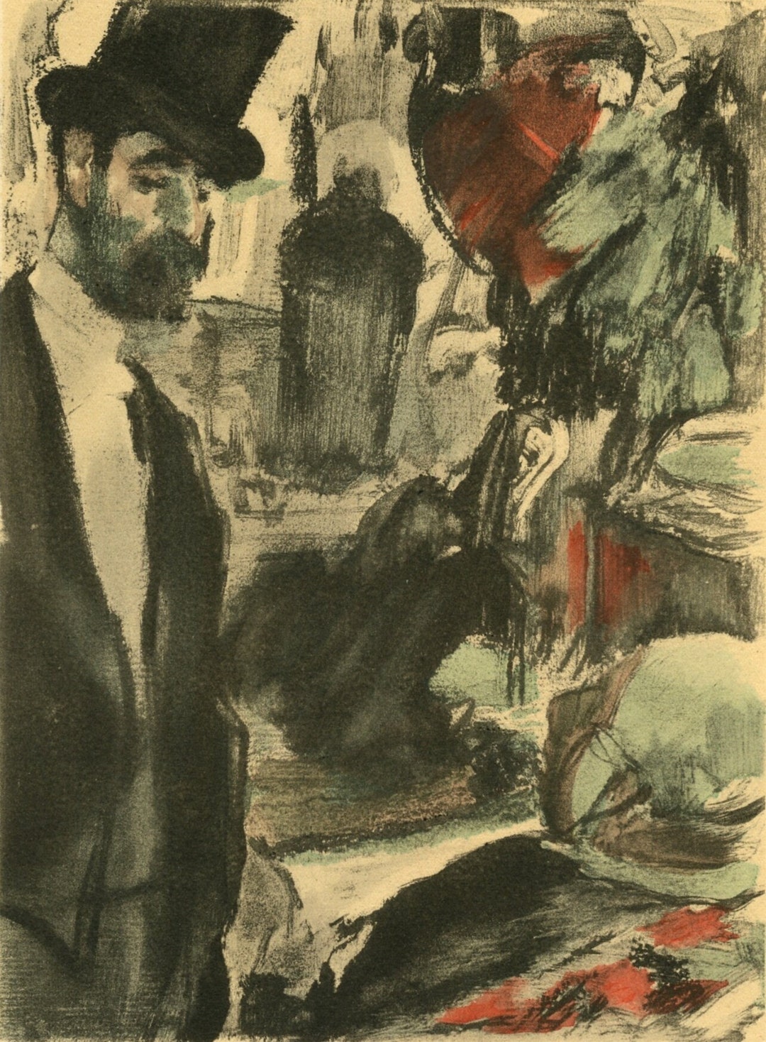 Edgar Degas, Famille Cardinal, E. Degas Monotypes, Limited Edition ...