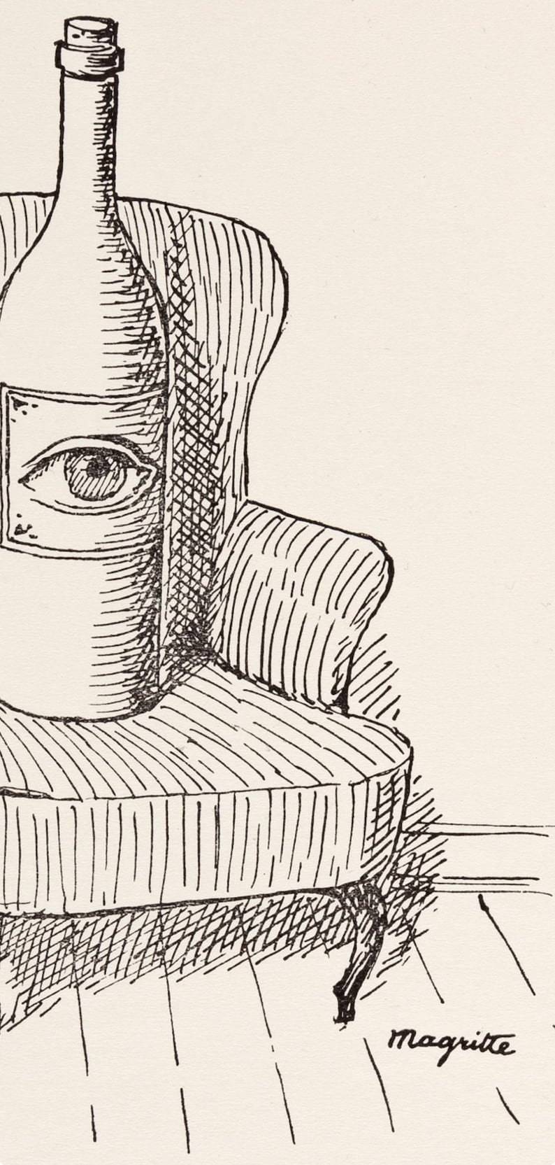 René Magritte, Composition, Dix Dessins De René Magritte, Limited ...