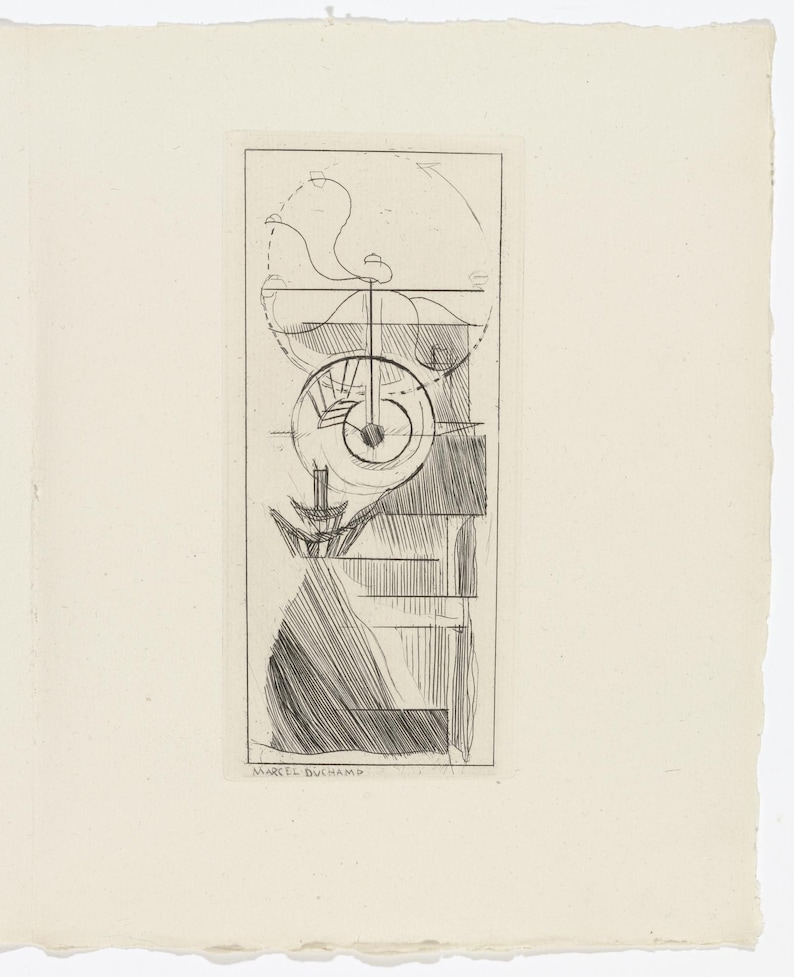 Marcel Duchamp, Composition, Du Cubisme, Limited Edition Etching - Etsy