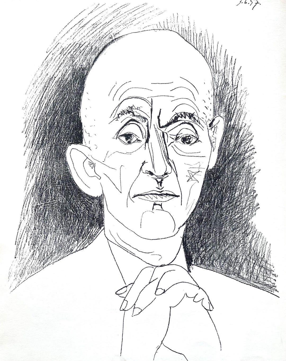 Pablo Picasso, Composition, Picasso Lithographs Since 1945, Cincinnati ...