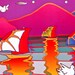 Peter Max, Sailing, 2000, 1999, Hand Signed, Official Edition Offset ...