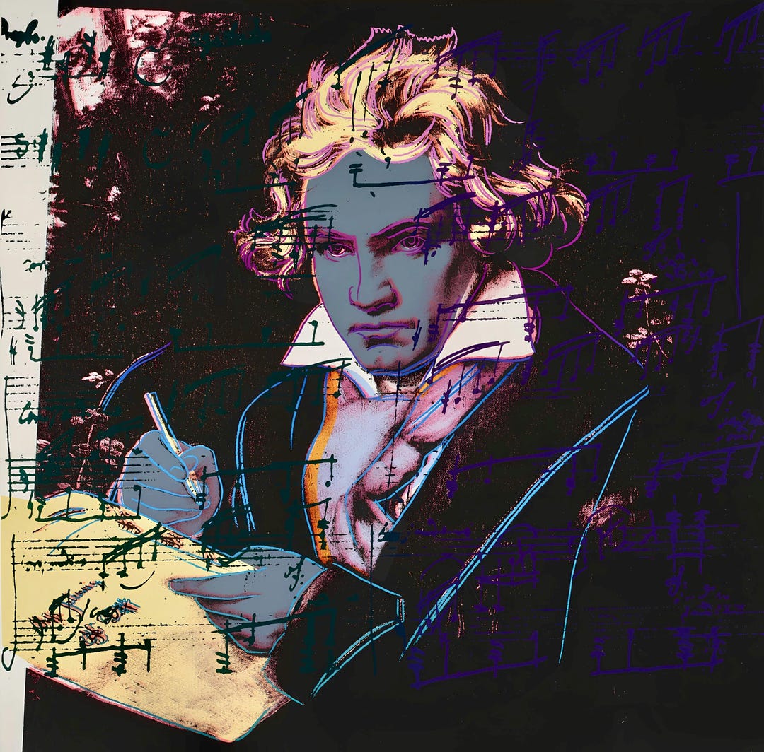 Andy Warhol, Beethoven, Nº393, Official Limited Edition, Sunday B ...