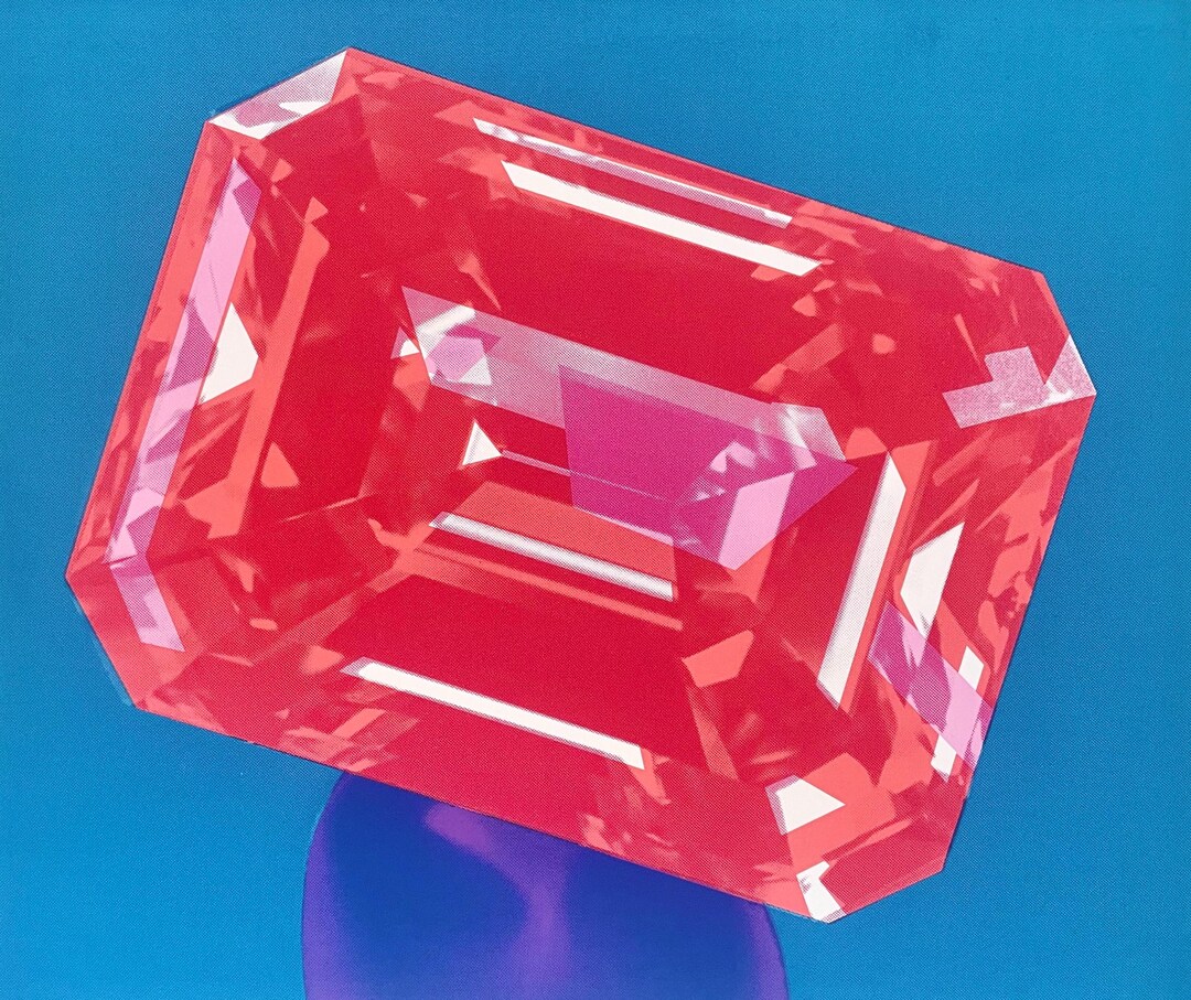 Richard Bernstein, Ruby, Signed, Limited Edition Silkscreen - Etsy