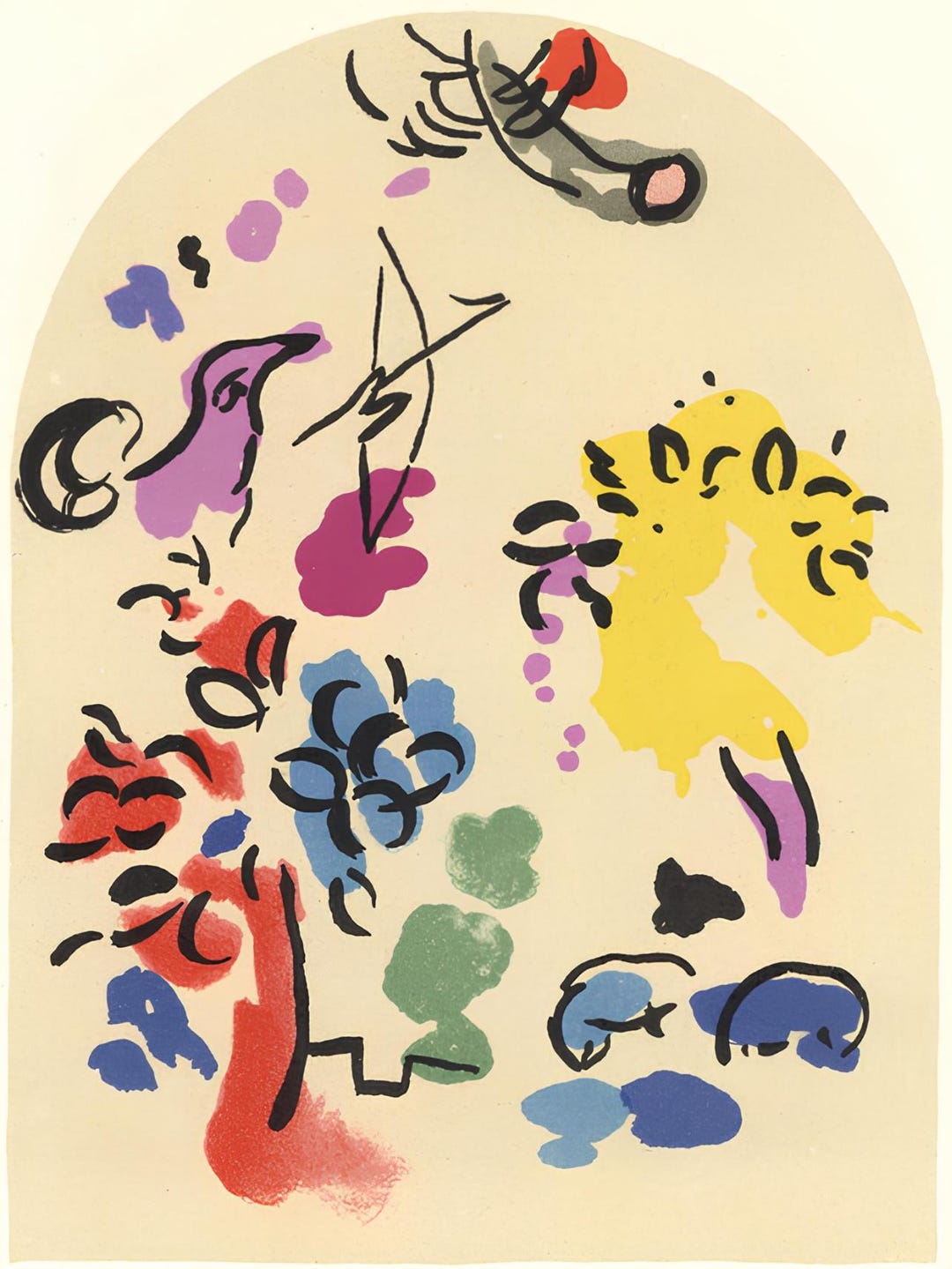 Marc Chagall, Tribe of Joseph, Jerusalem Windows, Limited Edition ...