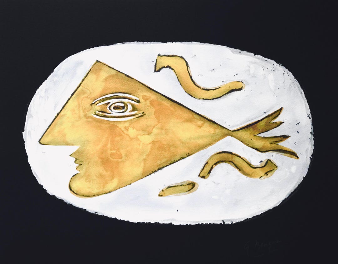 Georges Braque, Composition, Œdipe Roi De Sophocle, Limited Edition ...