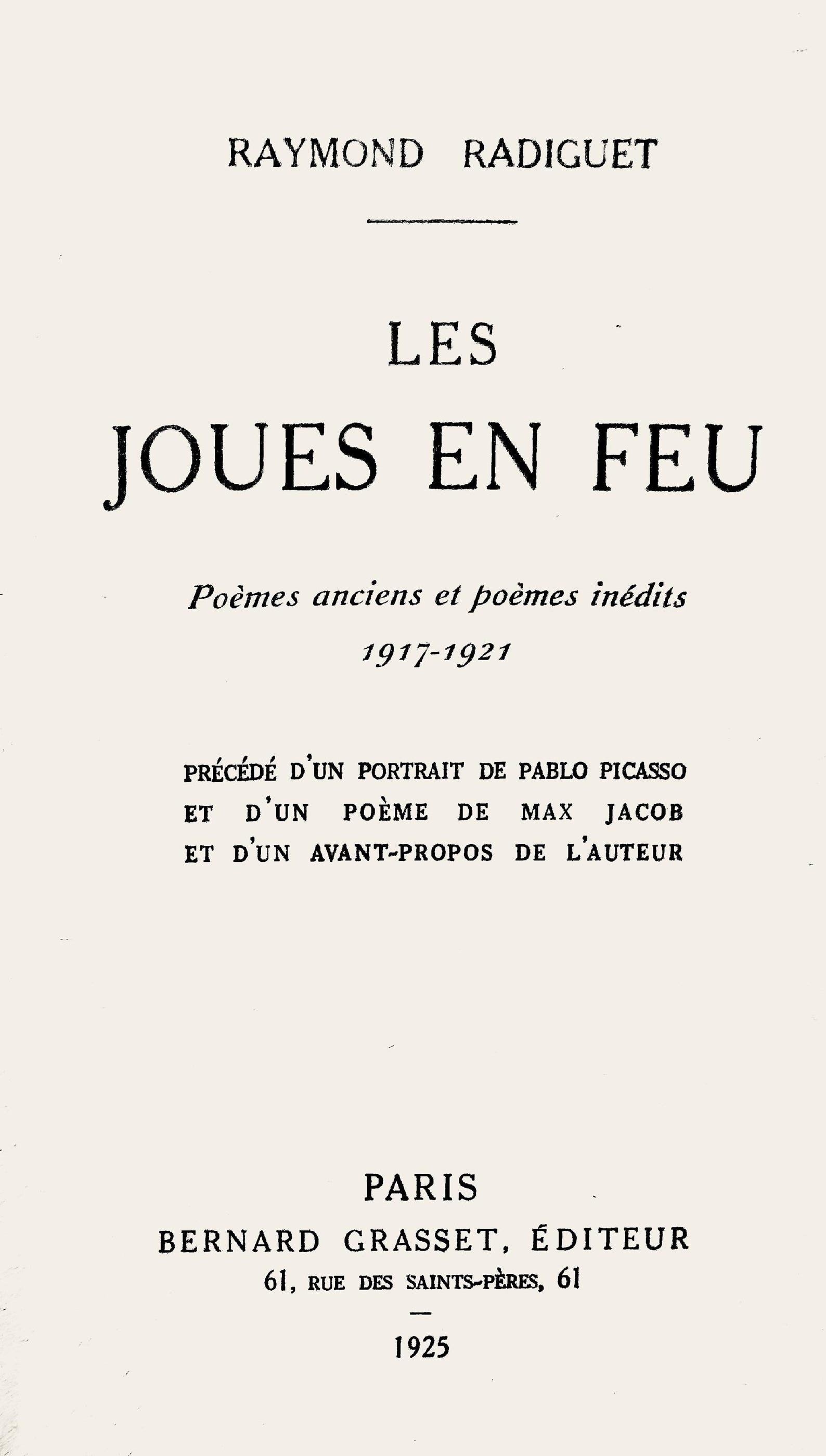 Pablo Picasso, Composition (bloch 38; Cramer 13), Les Joues En Feu ...