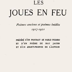 Pablo Picasso, Composition (bloch 38; Cramer 13), Les Joues En Feu ...