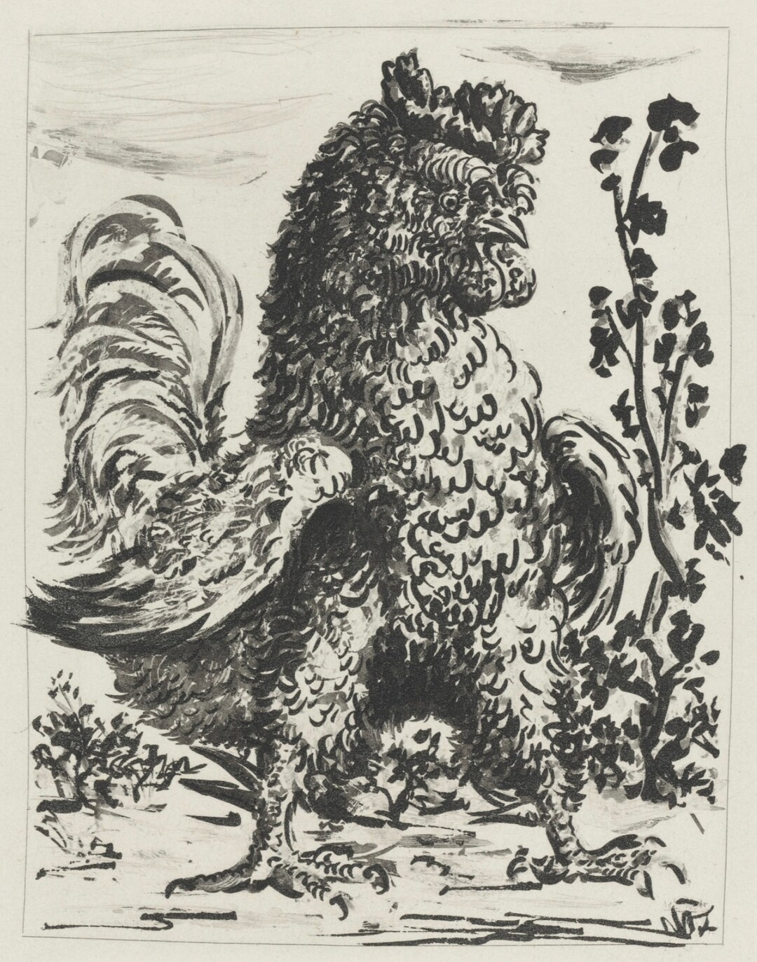 Pablo Picasso, Le Coq, Histoire Naturelle, Limited Edition Lithograph ...