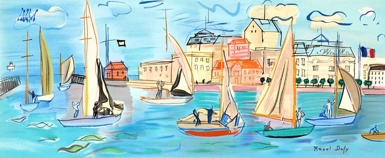 Raoul Dufy, Les Régates, Raoul Dufy, Collection Pierre Lévy, Limited ...