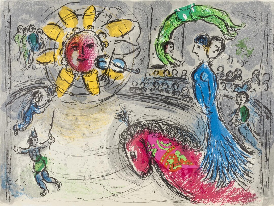 Marc Chagall, Composition (cramer 110; Mourlot 945), Derrière Le Miroir ...