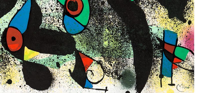 Joan Miró, Composition (cramer 183; Mourlot 926), Limited Edition ...