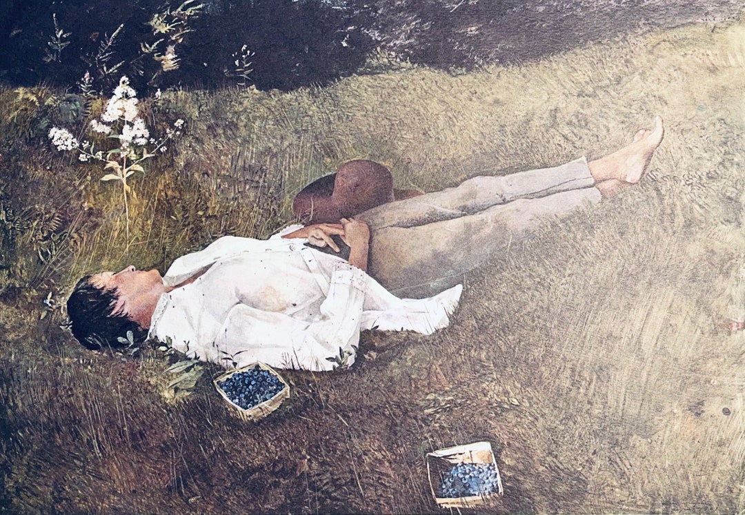 Andrew Wyeth, the Berry Picker, the Four Seasons, Limited Edition ...