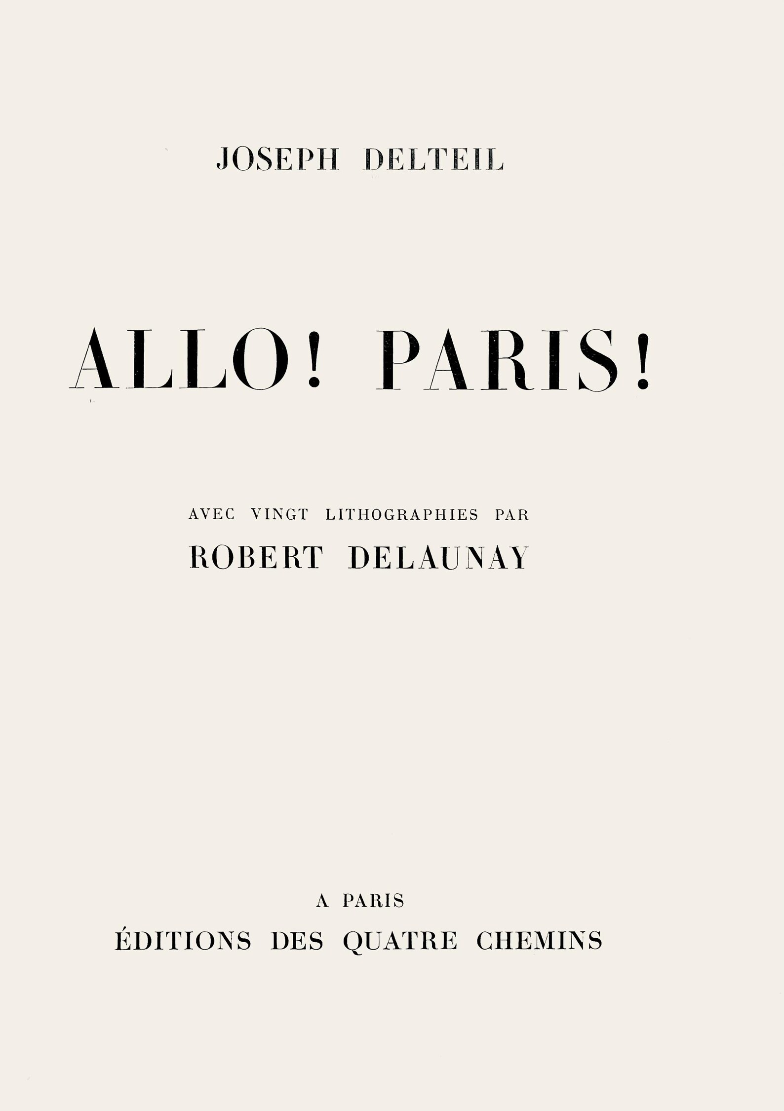 Robert Delaunay, Les Ponts De Paris Et Notre-dame (habasque 720-728 ...