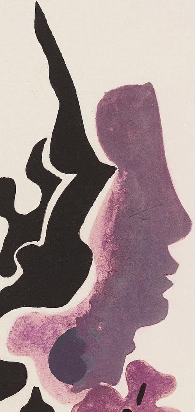 Georges Braque, Composition, Braque Espaces, 13 Dessins, Lavis ...