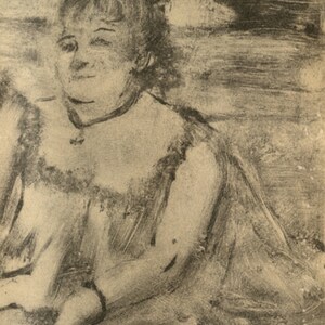 Edgar Degas, Au Salon, E. Degas Monotypes, Limited Edition Monotype - Etsy