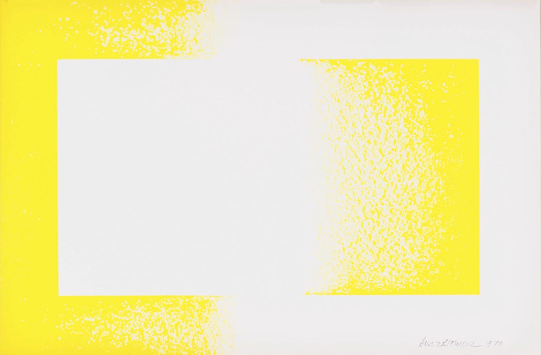 Richard Anuszkiewicz, Yellow Reversed, Art in America, Limited Edition ...