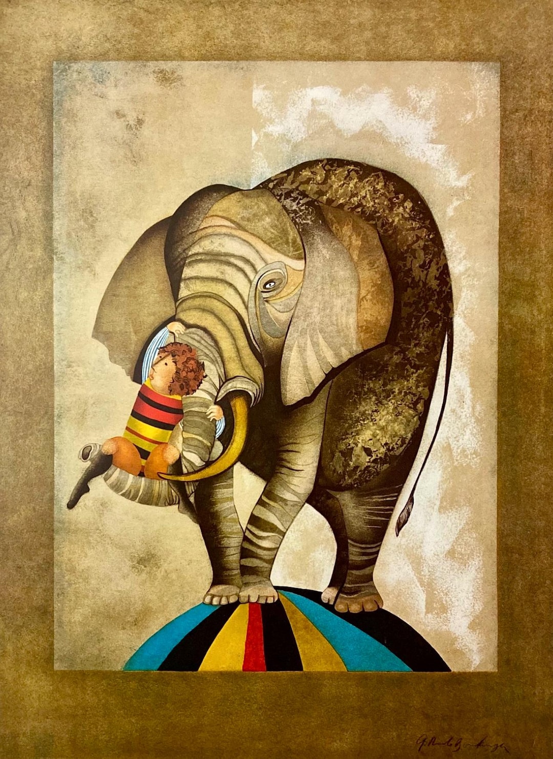Graciela Rodo Boulanger, an Elephant for Kris, Original Edition Offset ...