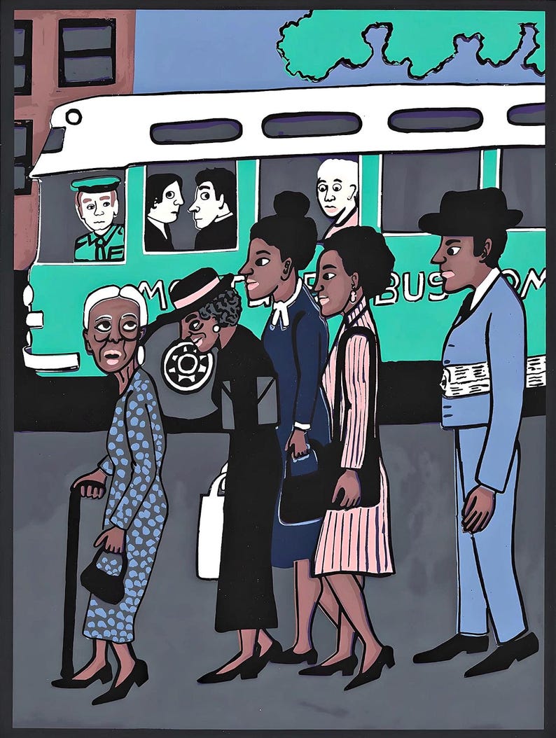 Faith Ringgold, Montgomery Bus Boycott, Letter From Birmingham City ...
