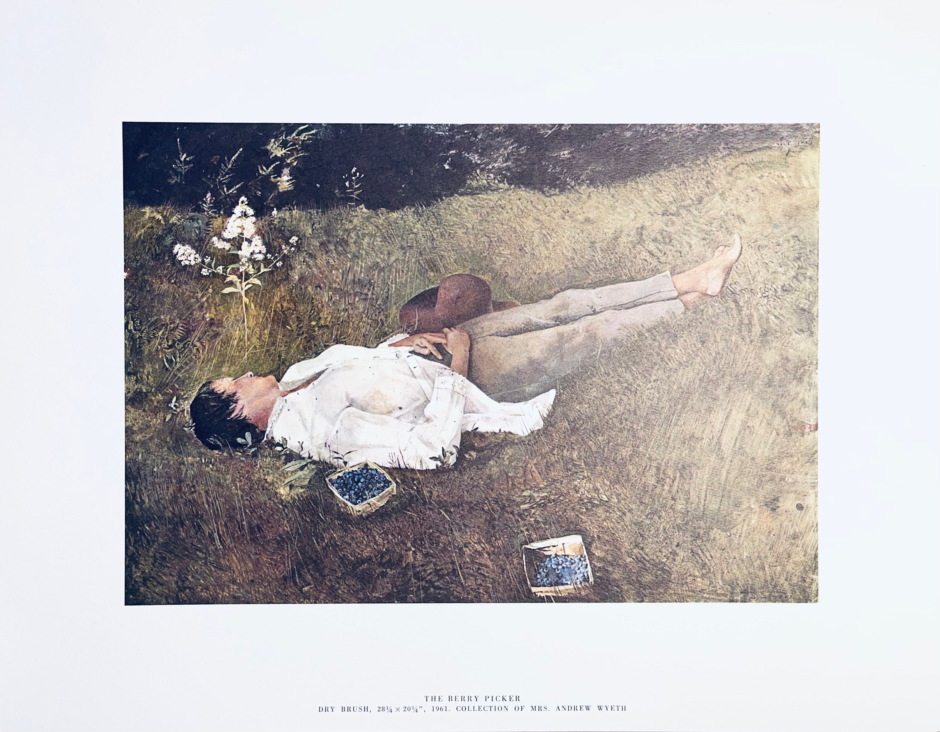 Andrew Wyeth, the Berry Picker, the Four Seasons - Etsy
