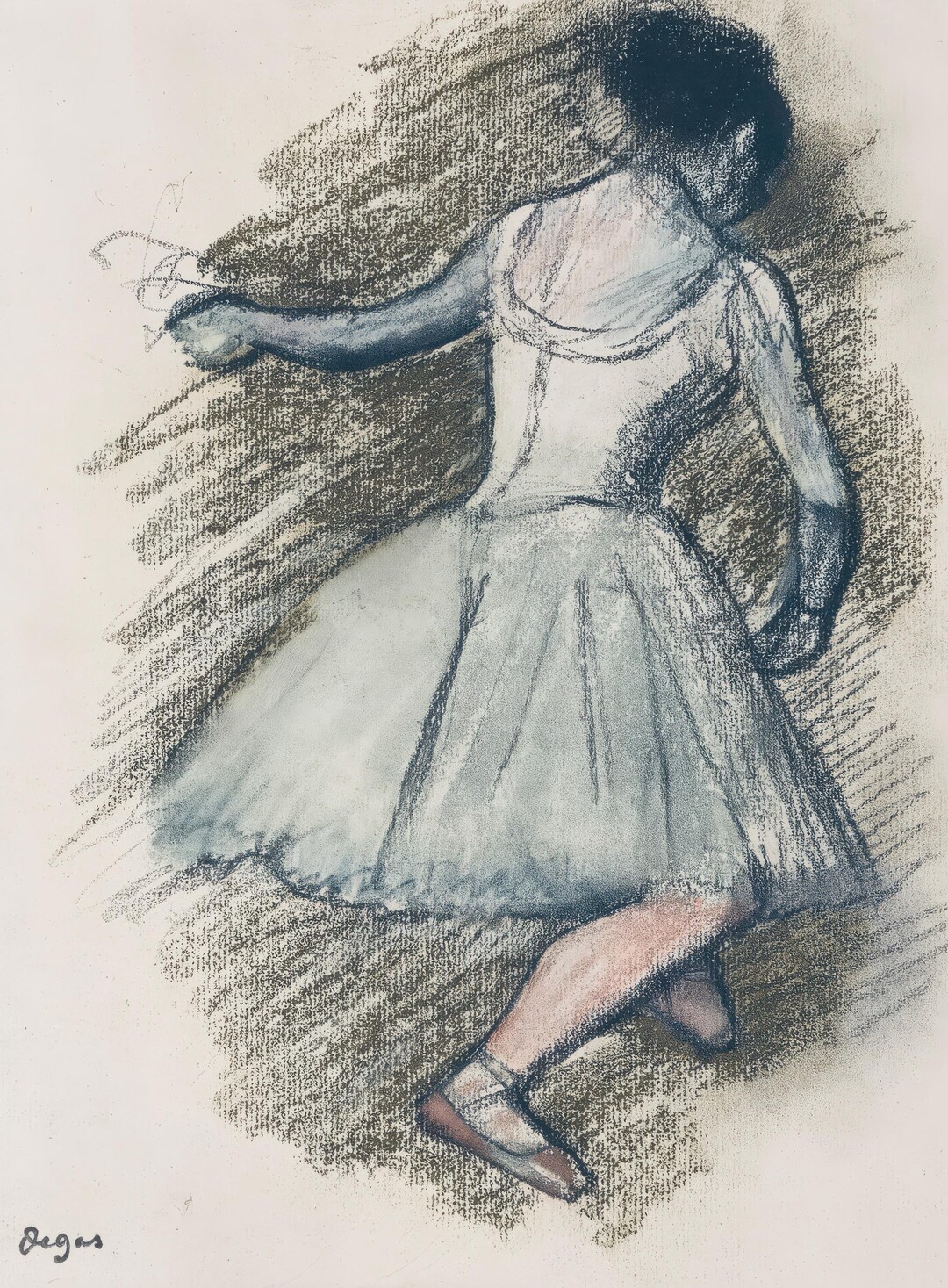 Edgar Degas, Spinning Dancer, From Dance Drawings, Limited Edition ...