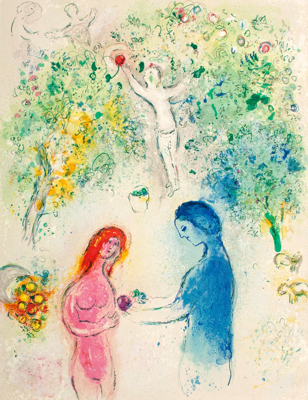 Marc Chagall, Frontispiece, Daphnis Et Chloé, Limited Edition ...