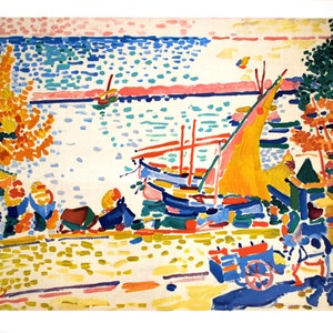 André Derain, Port De Collioure, Fauves, Collection Pierre Lévy, Limited Edition Lithograph - Etsy