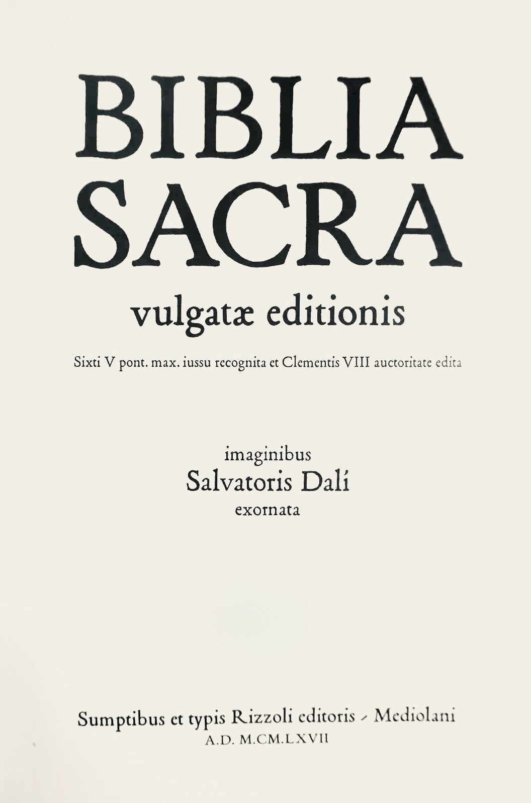 Salvador Dali, Composition michler/löpsinger 1600 Field 69-3, Biblia Sacra - Etsy