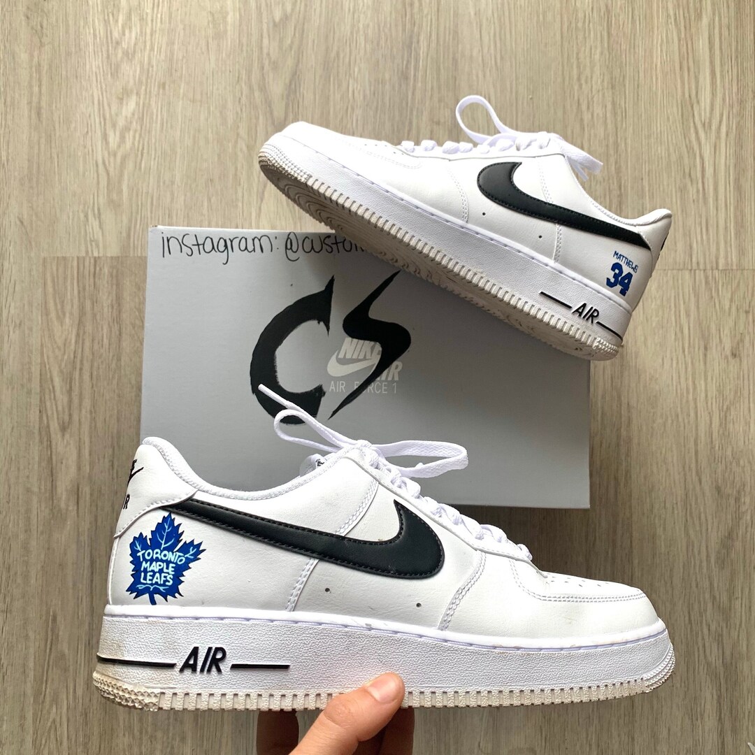 Personalized Air Force 1 Toronto Maple Leafs Custom Air Force 1 ...