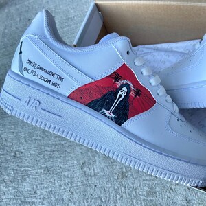Custom Air Force 1 Scream Inspired Theme Scream Custom Shoes - Etsy