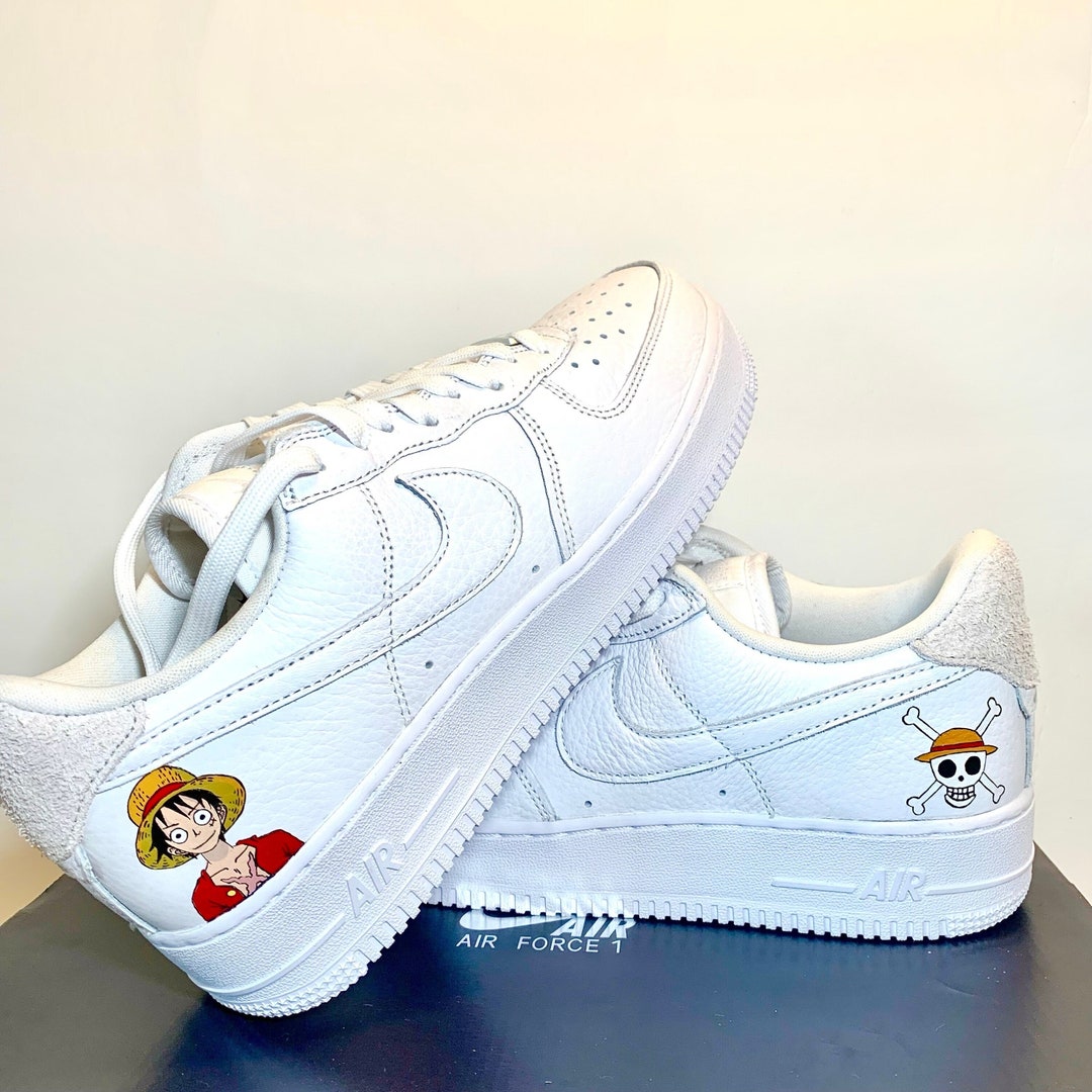 Personalized Air Force 1 Anime Custom Air Force 1 | One Piece Shoe ...
