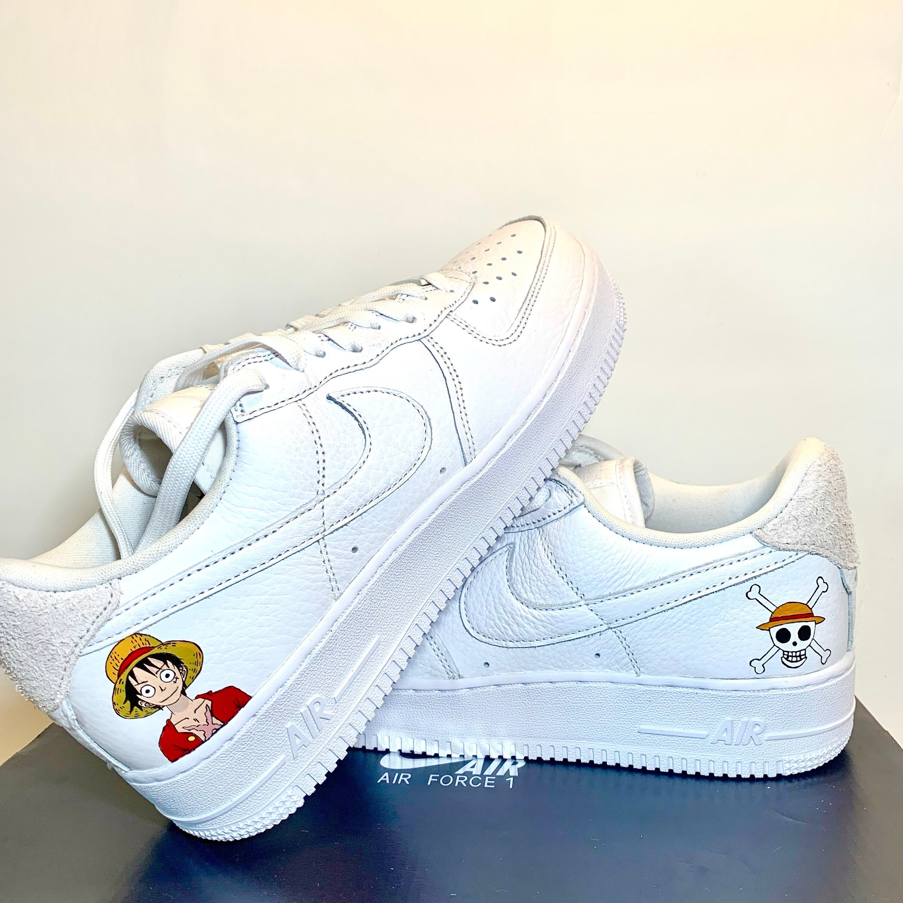 Personalized Air Force 1 Anime Custom Air Force 1 | One Piece Shoe ...