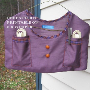 Vintage Clothespin Bag Pattern PDF Version - Etsy