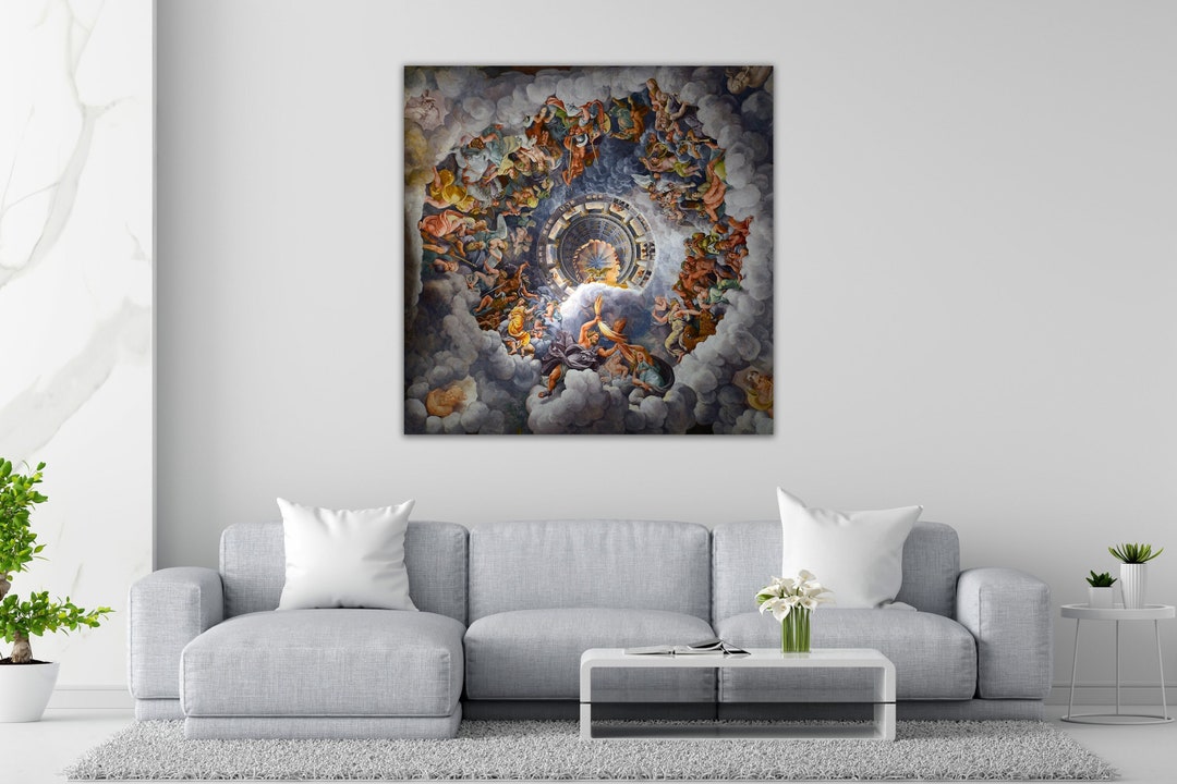 Fall of the Giants Wall Art, Giulio Romano's Masterpiece Poster, Sala ...