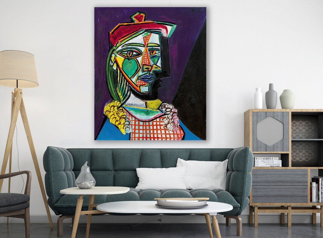 Pablo Picasso Wall Art, Picasso's Timeless Elegance Woman Wearing a ...