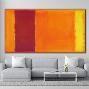 Mark Rothko No:73 Canvas Wall Art, Decorate Your Home With Rothko's Art ...