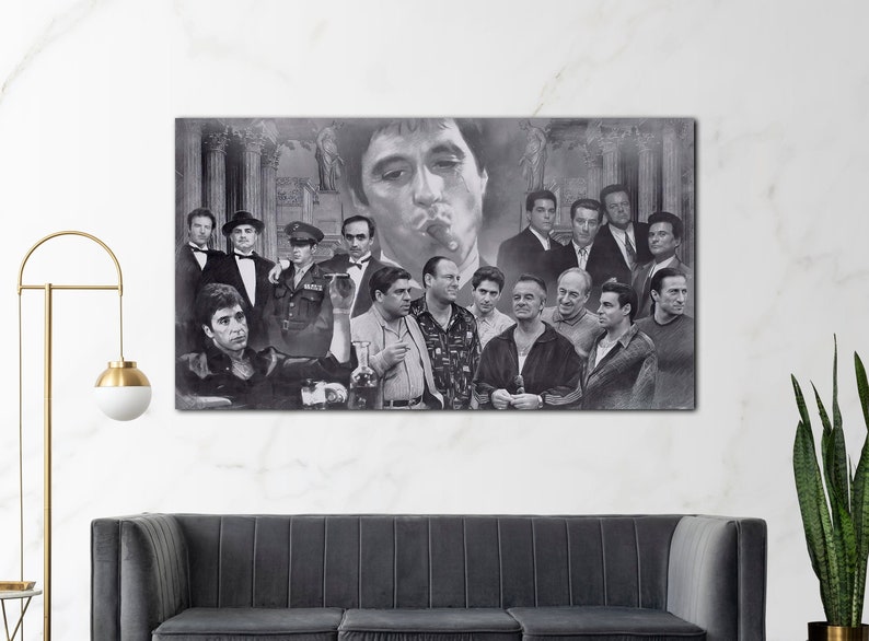 Gangster Wall Art, Gangster Chronicles in a Single Frame, the ...