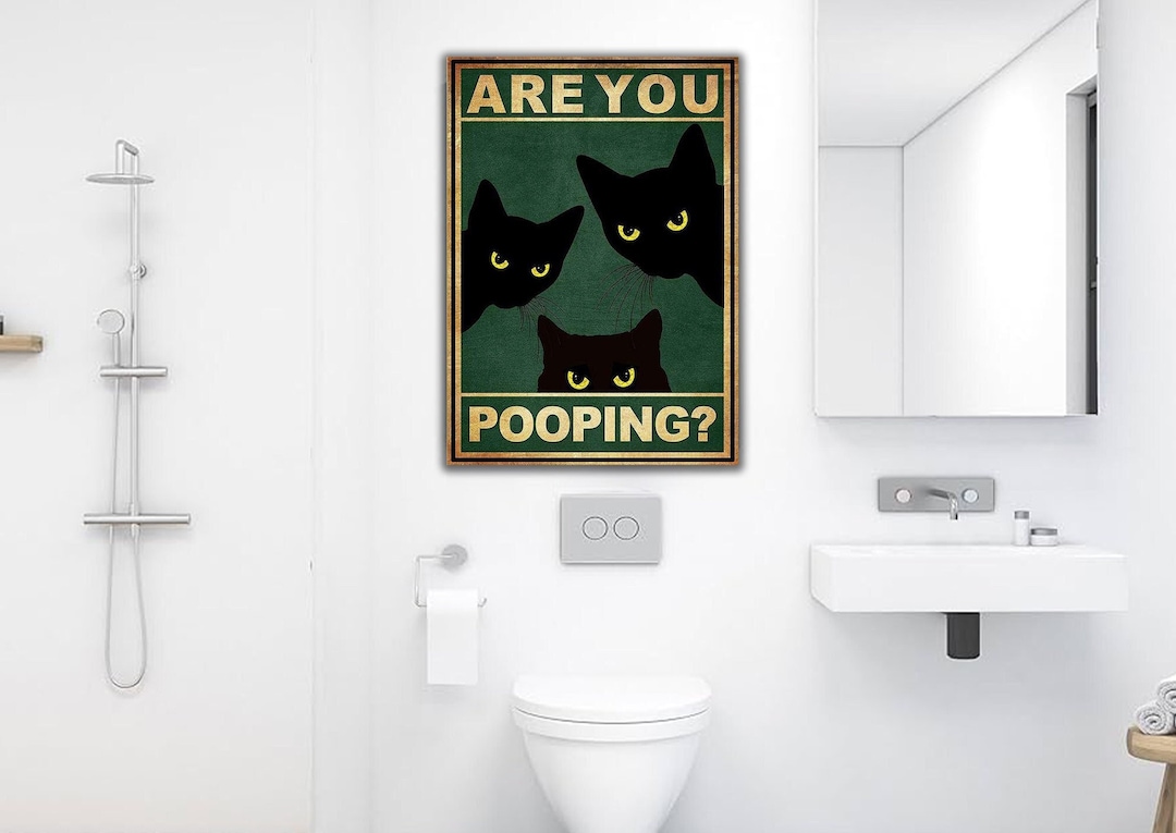 Are You Pooping Poster, Are You Pooping Wall Art, Toilet and Bathroom ...