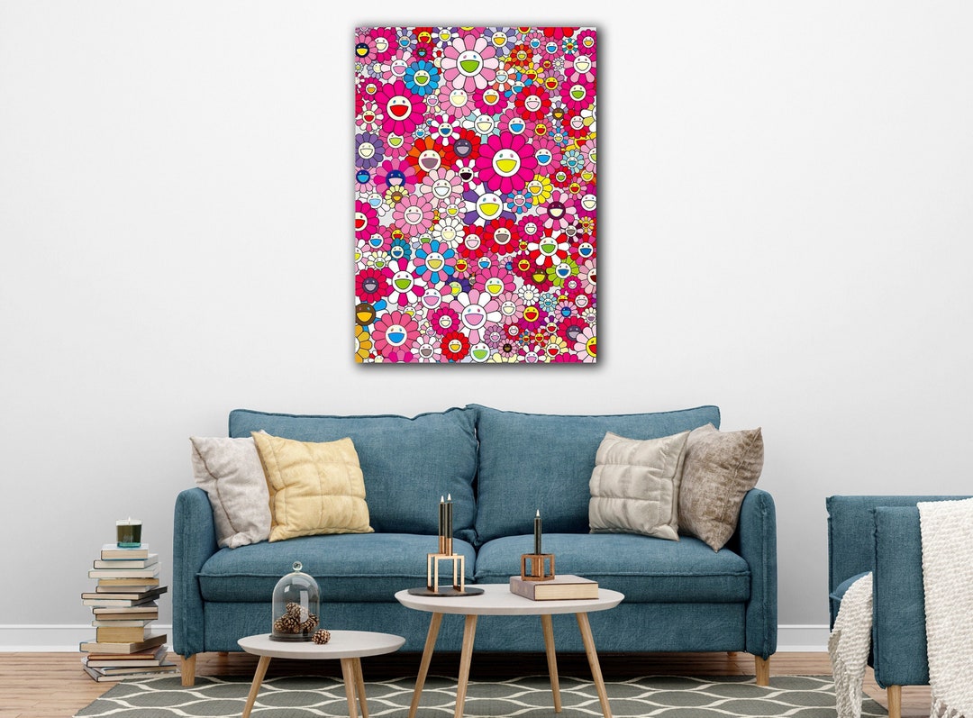 Takashi Murakami Wall Art, an Homage to Monopink 1960 Canvas Print ...