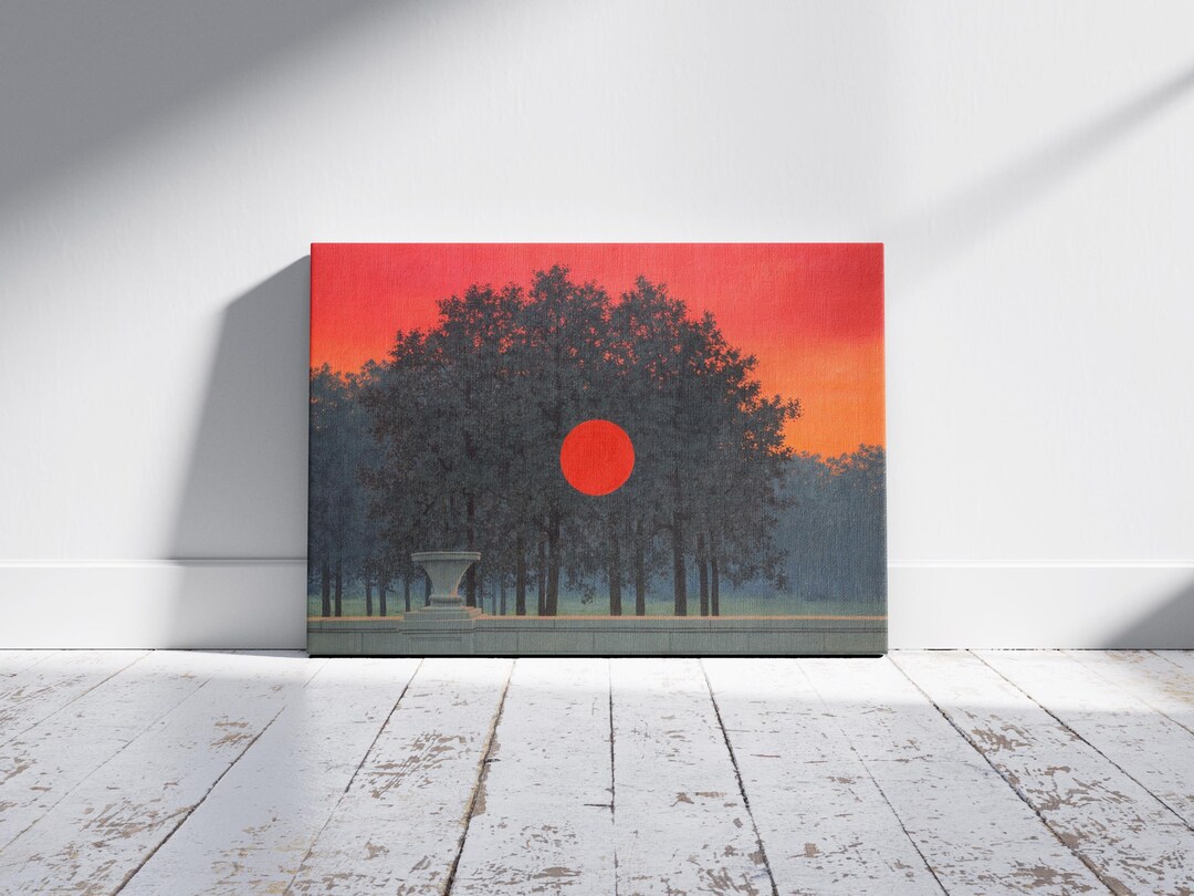 The Banquet by Rene Magritte Wall Art, the Place in the Sun Series by ...