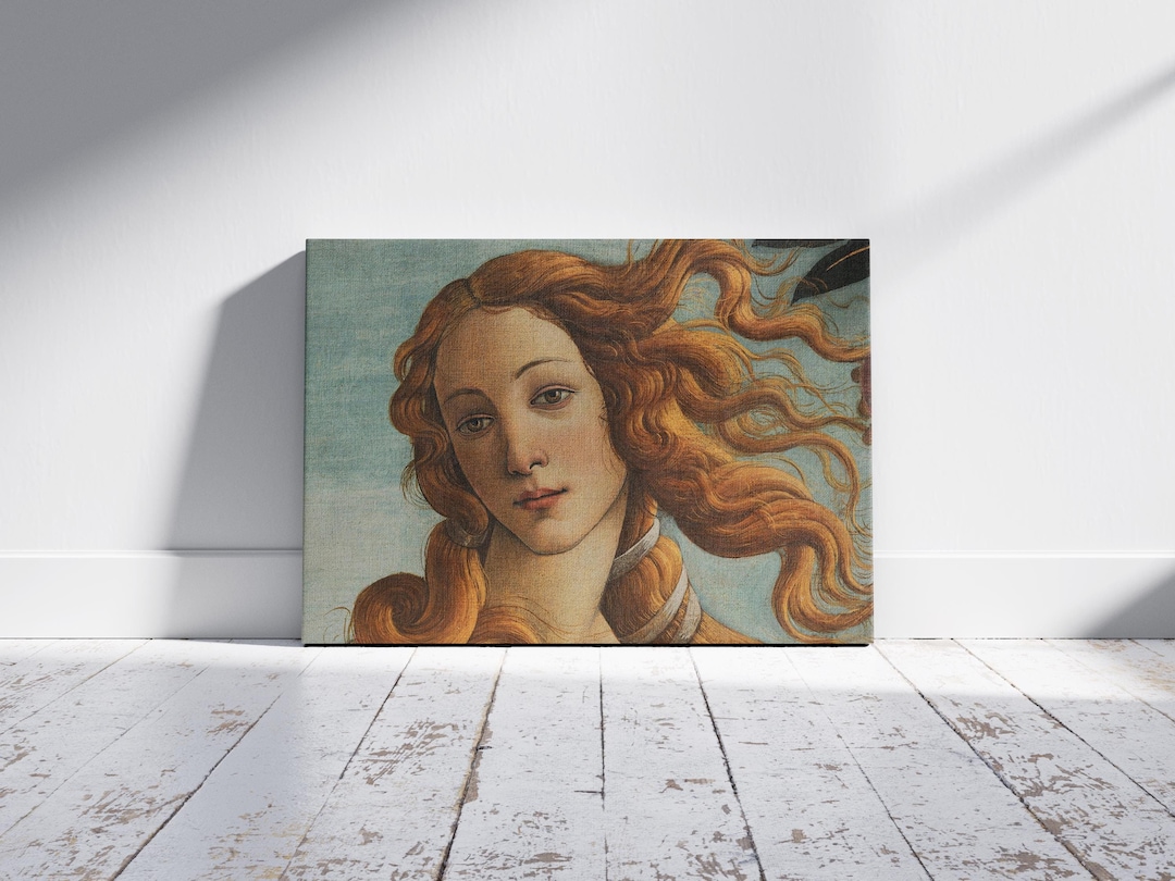 The Birth of Venus Wall Art, the Face of Venus Ready to Hang Canvas ...