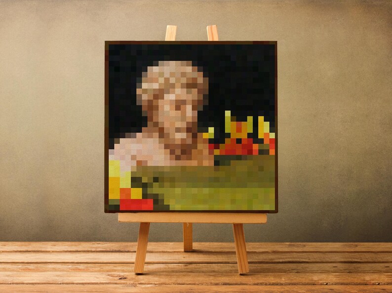 Minecraft Game Wall Art, Iconic Minecraft Bust Poster Print, Gift for ...