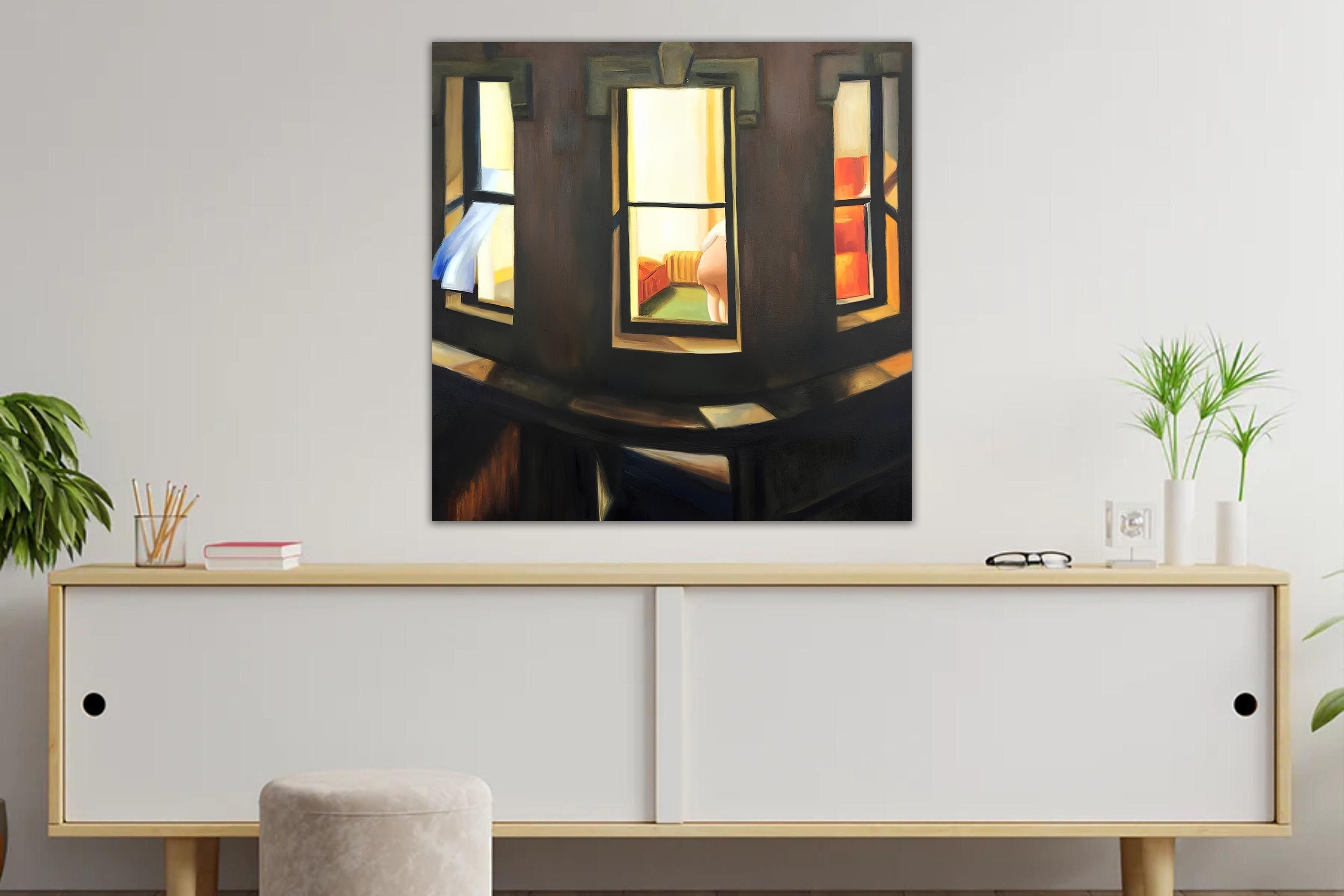 Night Windows by Edward Hopper, Night Windows Wall Art, Edward Hopper's ...