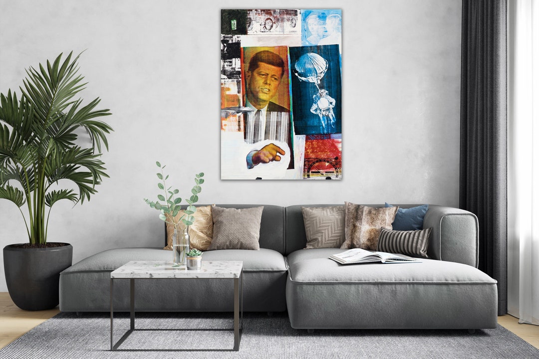 Retroactive Wall Art, Pop Art Iconic Painting by Robert Rauschenberg ...