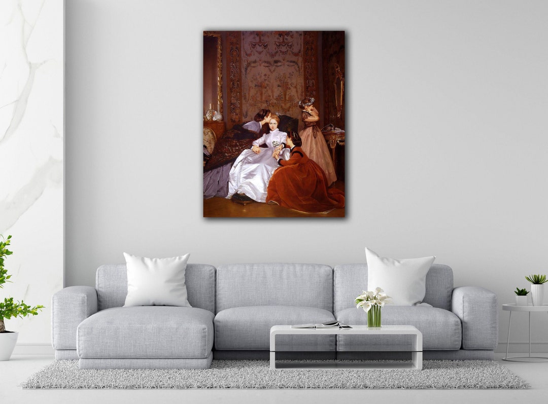 The Reluctant Bride Wall Art, La Fiancée Hésitante Canvas Print ...