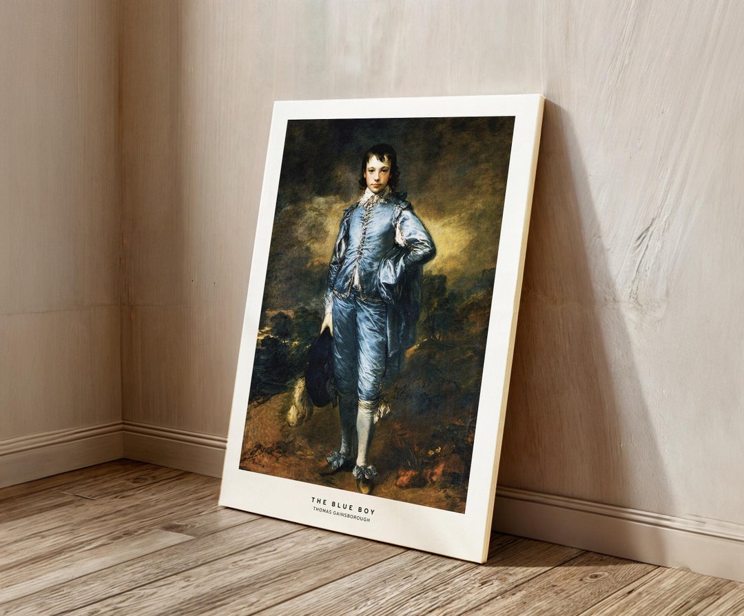 The Blue Boy Canvas Wall Art, Thomas Gainsborough Ready to Hang Canvas ...