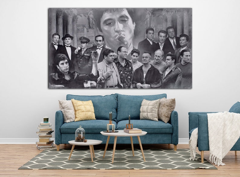 Gangster Wall Art, Gangster Chronicles in a Single Frame, the ...