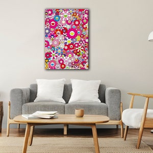 Takashi Murakami Wall Art, an Homage to Monopink 1960 Canvas Print ...