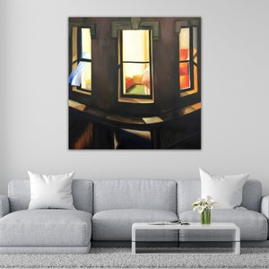 Night Windows by Edward Hopper, Night Windows Wall Art, Edward Hopper's ...